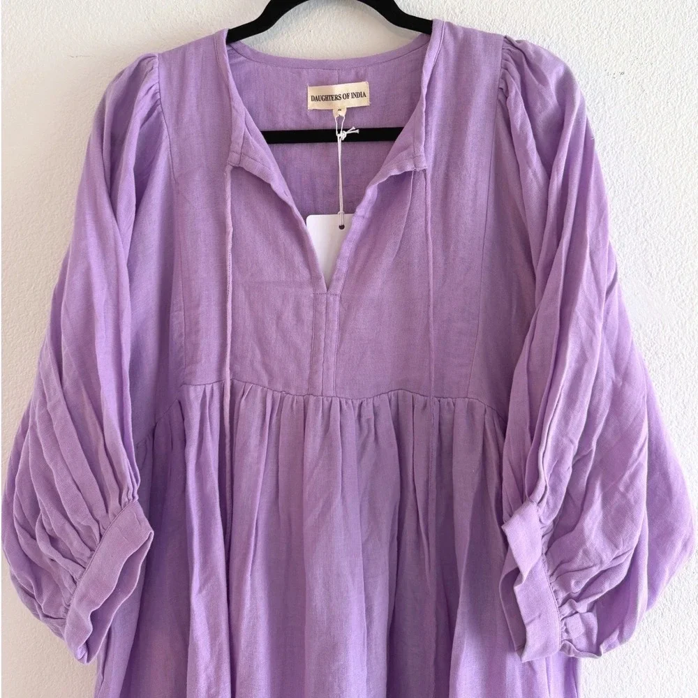 Daughters of India | Dresses | Daughters Of India Kyra Mini Dress Lilac ...